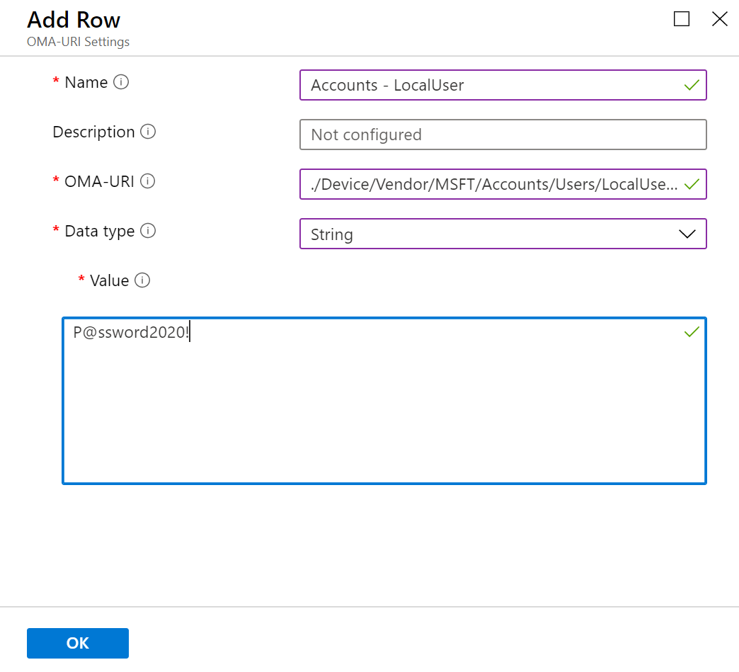 Create local user account Intune04 | Peter Klapwijk - In The Cloud 24-7